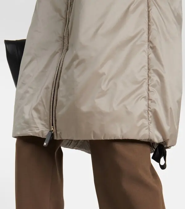 Max Mara Padded Technical Vest - Silver