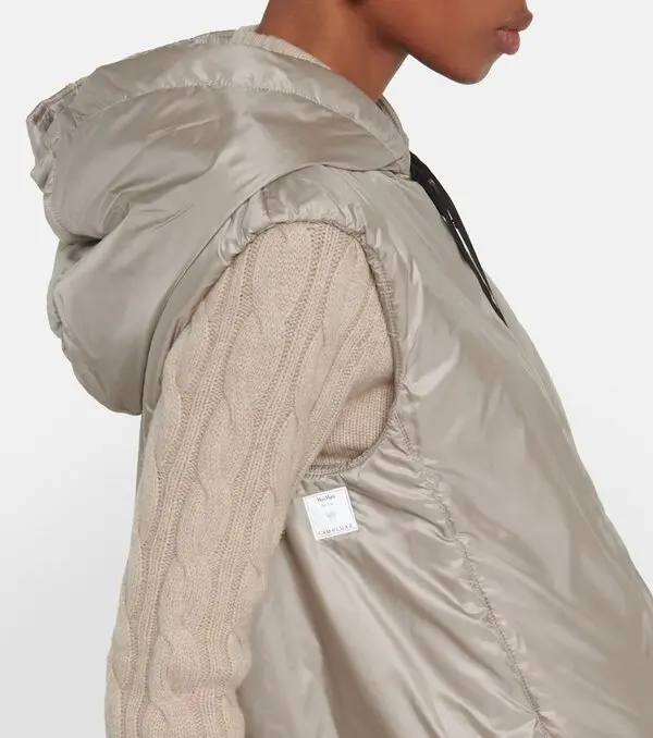 Max Mara Padded Technical Vest - Silver