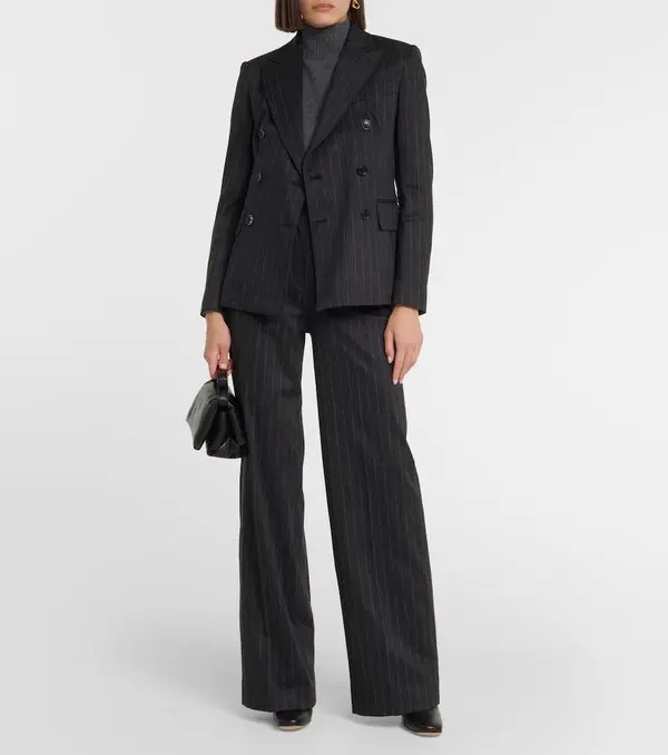 Max Mara Ofride Pinstriped Blazer