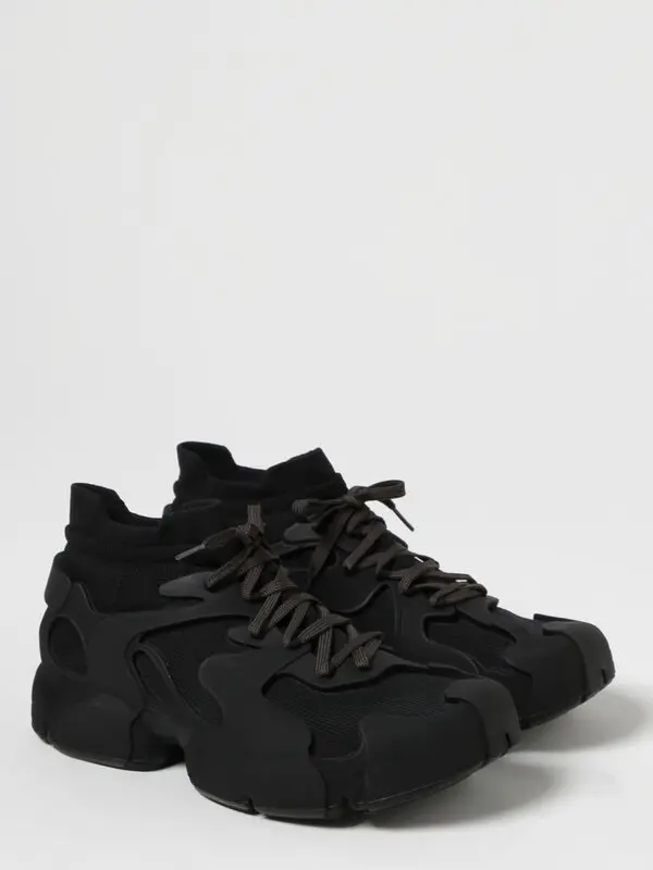 Camper High-top Sneakers With Lace-up Fastening - Black
