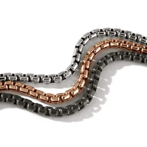 John Hardy Amulet Keyring Triple Row Bracelet