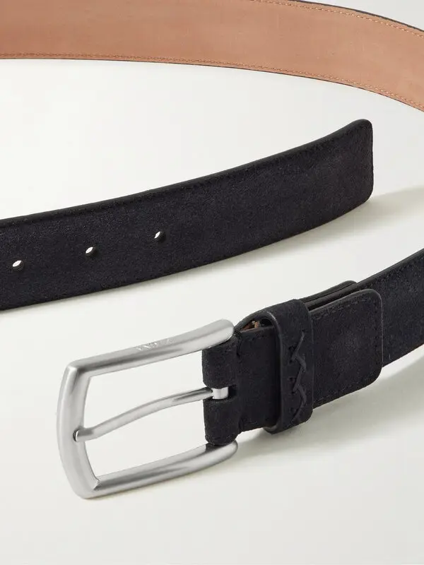 Zegna 3cm Suede Belt