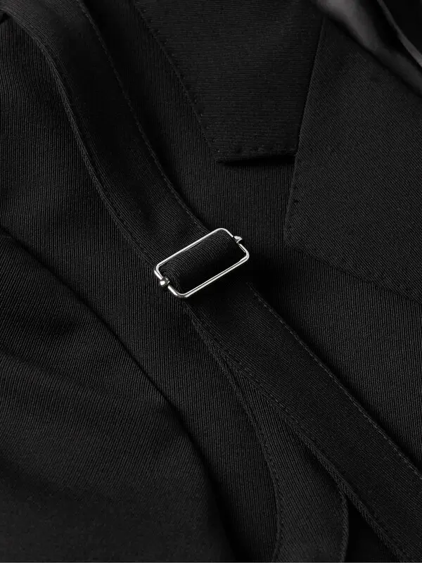 Alexander McQueen Slim-fit Wool-twill Trench Coat