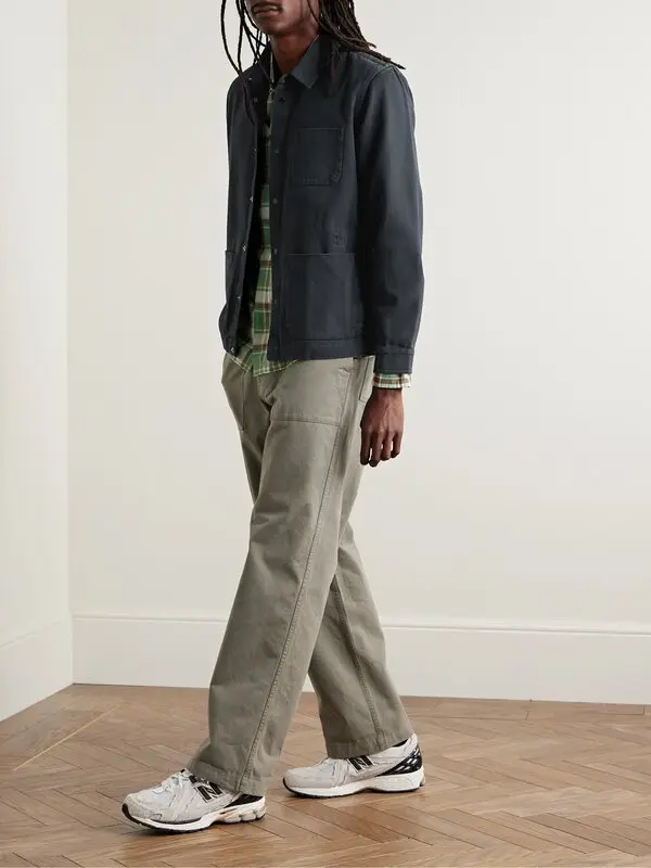 Folk Assembly Cotton-twill Overshirt - Black