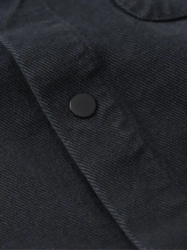 Folk Assembly Cotton-twill Overshirt - Black