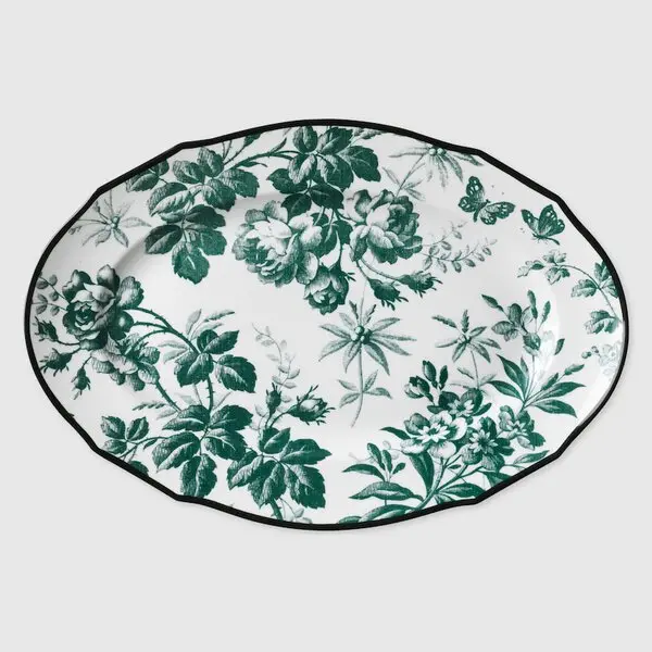 Gucci Herbarium Oval Tray - One-color