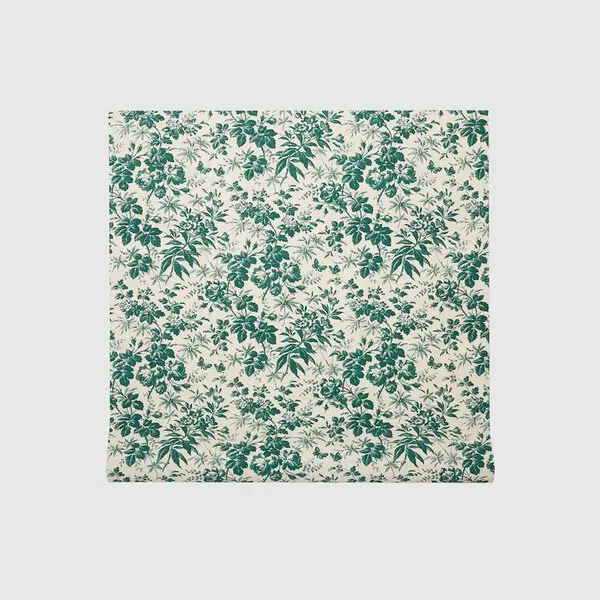 Gucci Herbarium Print Wallpaper - Green