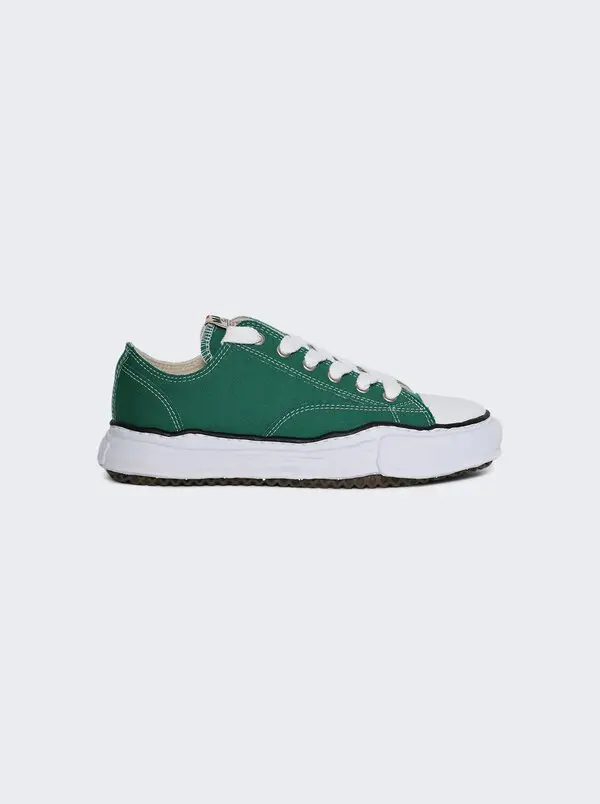 Mihara Yasuhiro Peterson Og Sole Canvas Low Top Sneakers - Green