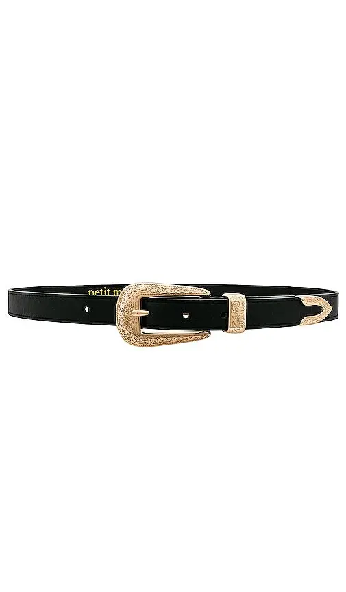 PETIT MOMENTS Phoenix Belt - Black & Gold