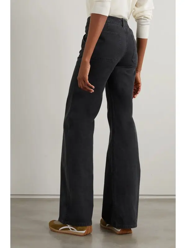 NILI LOTAN Quentin Wide-leg Pants - Black