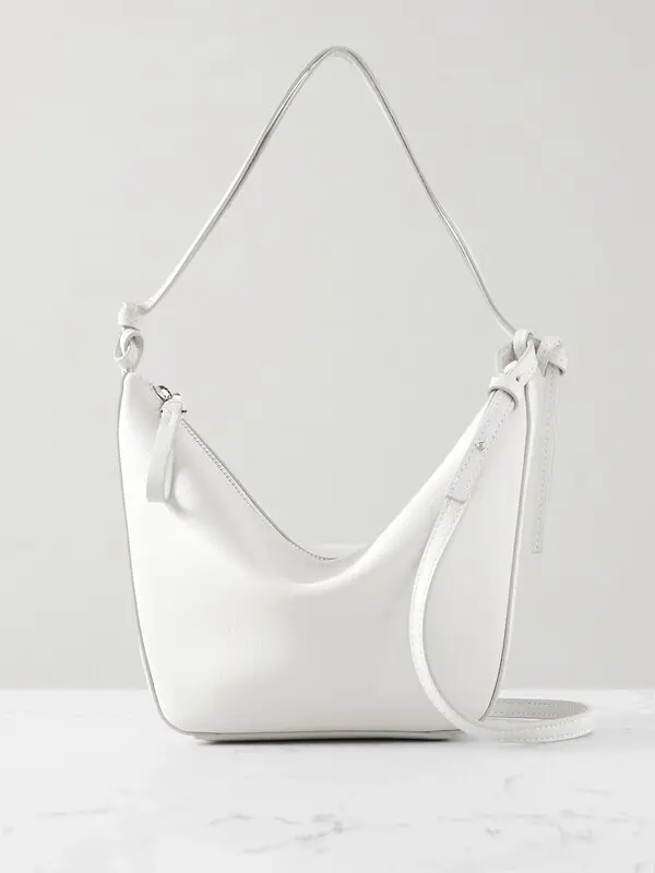 Loewe Hammock Mini Leather Bag - White