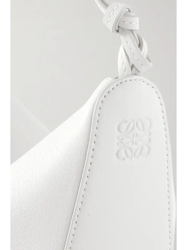 Loewe Hammock Mini Leather Bag - White