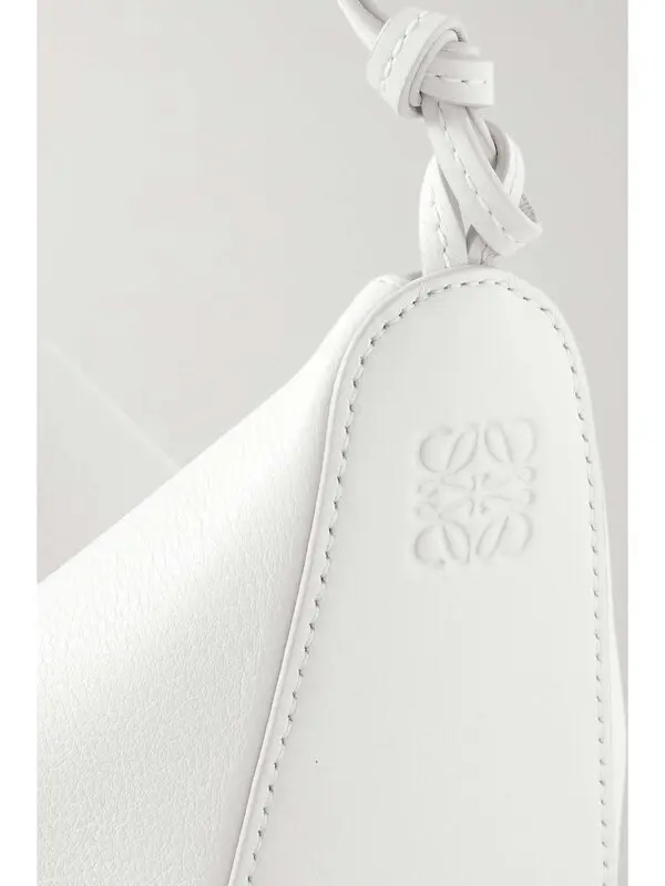 Loewe Hammock Mini Leather Bag - White