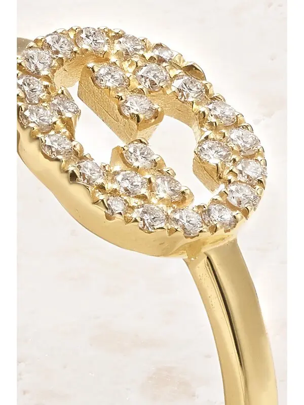 Gucci Gg 18-karat Diamond Ring