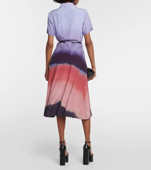 Altuzarra Kiera Printed Silk Shirt Dress