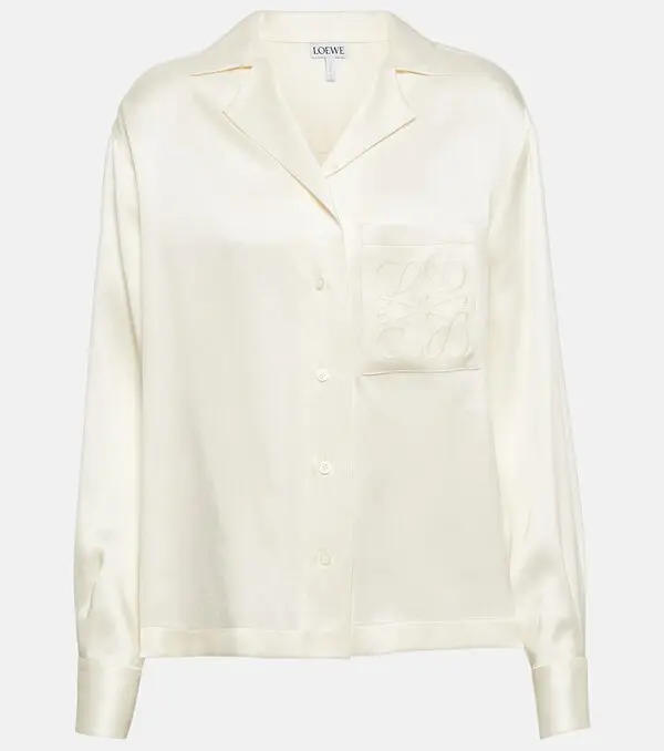 Loewe Anagram Silk Shirt