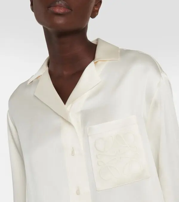 Loewe Anagram Silk Shirt