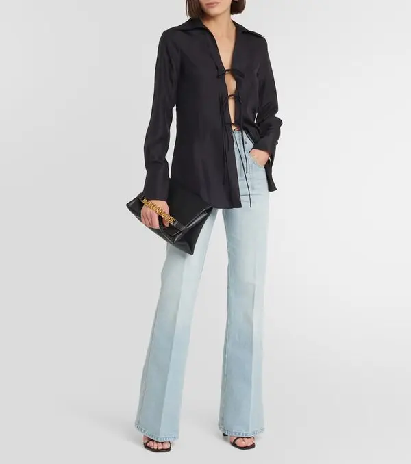 Victoria Beckham Bleached Denim Jeans