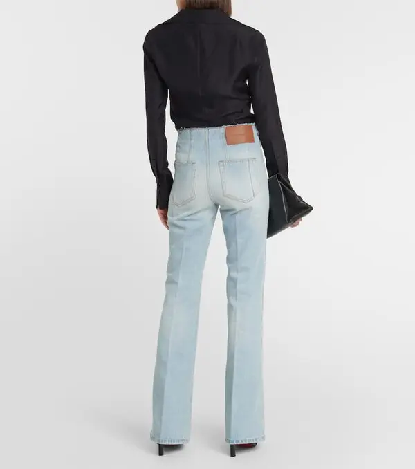 Victoria Beckham Bleached Denim Jeans