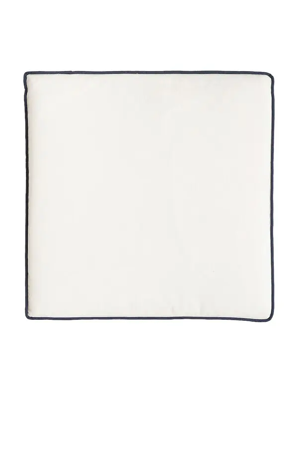 BUSINESS & PLEASURE Seat Cushion In White - Antique White