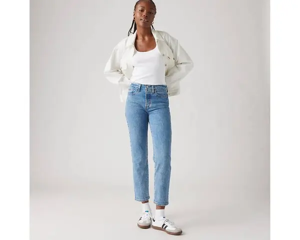 LEVI'S Wedgie Straight Ankle Jeans - Space To Think