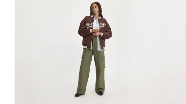 LEVI'S Baggy Cargo Pants - Olive Night