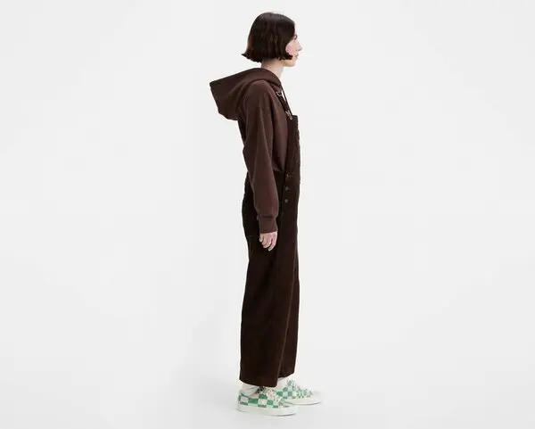 LEVI'S Baggy Highwater Corduroy Overalls