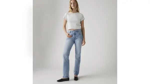 LEVI'S 501 Original Fit Plant Based Jeans - Indigo Botanics