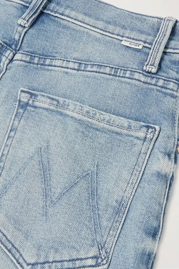 MOTHER Net Sustain The Spinner Skimp High-rise Wide-leg Jeans