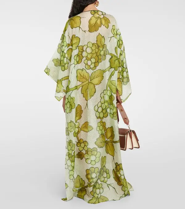 Etro Printed Silk Kaftan
