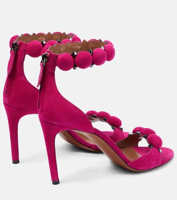 Alaïa La Bombe Suede Sandals