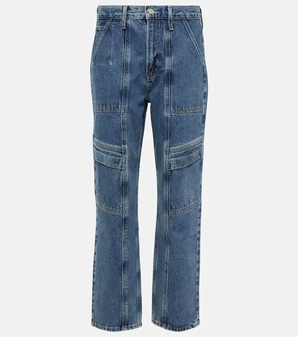 AGOLDE Cooper Cargo Denim Pants - Blue