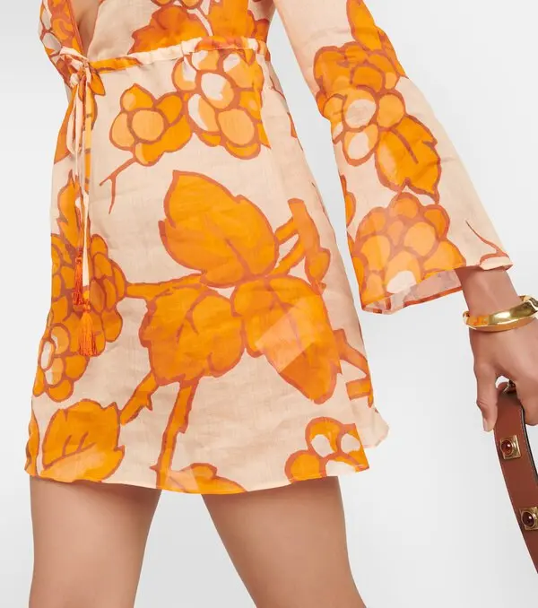 Etro Printed Ramie Tunic