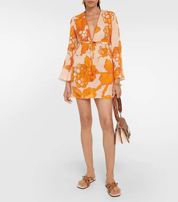Etro Printed Ramie Tunic