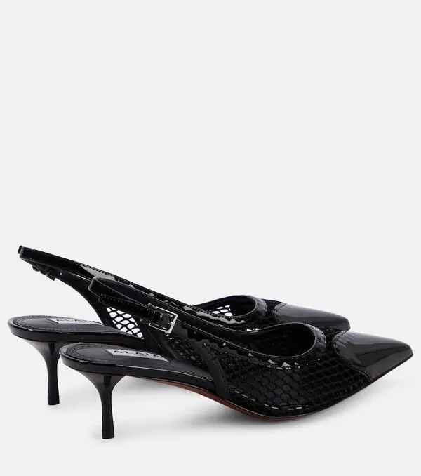 Alaïa Patent Leather Slingback Pumps
