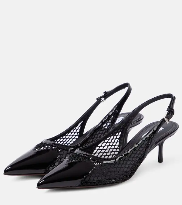 Alaïa Patent Leather Slingback Pumps