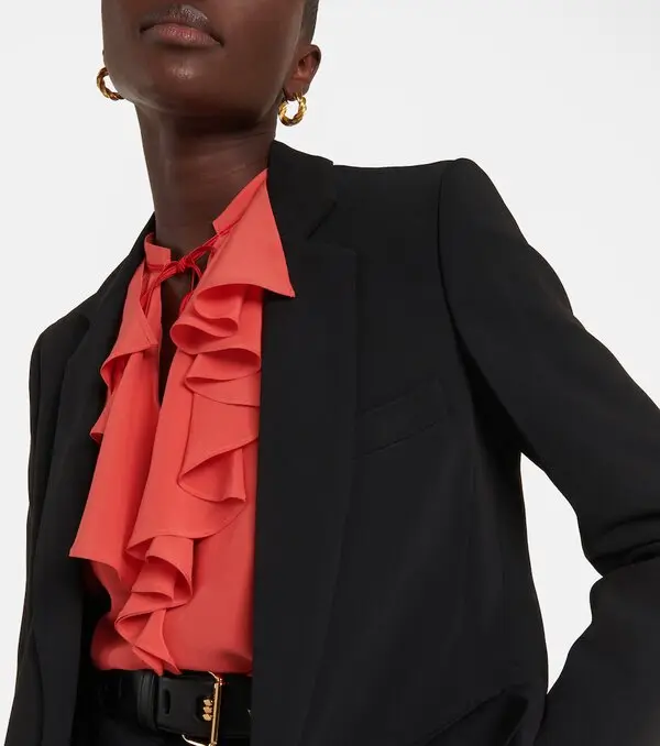 Etro Single-breasted Cady Blazer