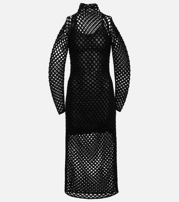 Alaïa Sheer Net Gown