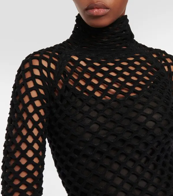 Alaïa Sheer Net Gown