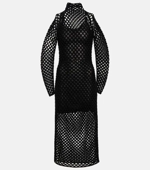 Alaïa Sheer Net Gown