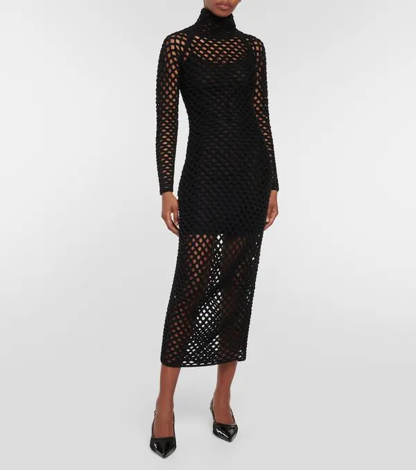 Alaïa Sheer Net Gown