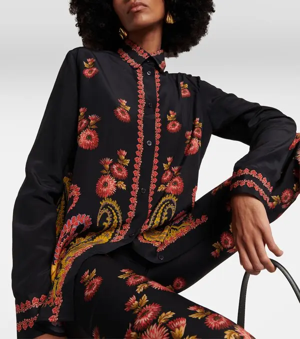 Etro Paisley Silk Blouse