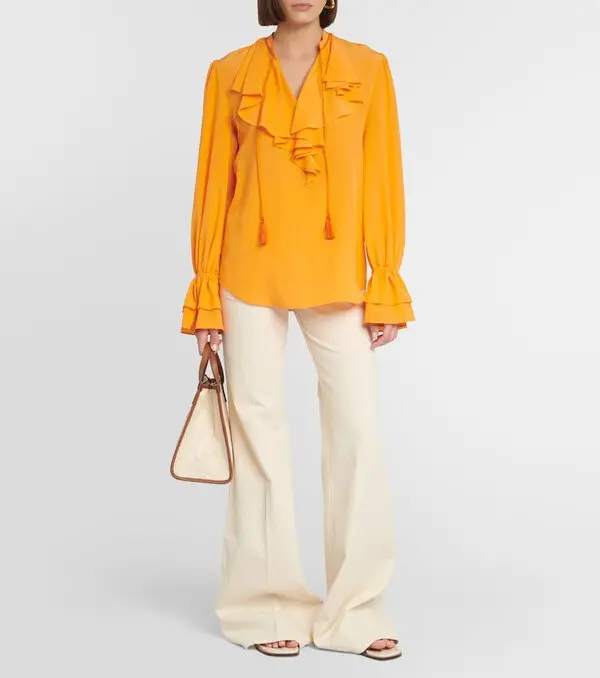 Etro Silk Blouse - Orange