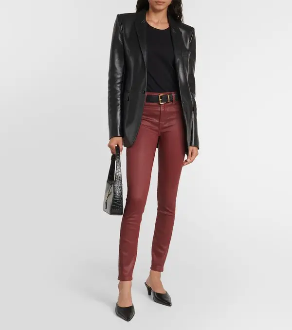 7 For All Mankind High-rise Skinny Jeans