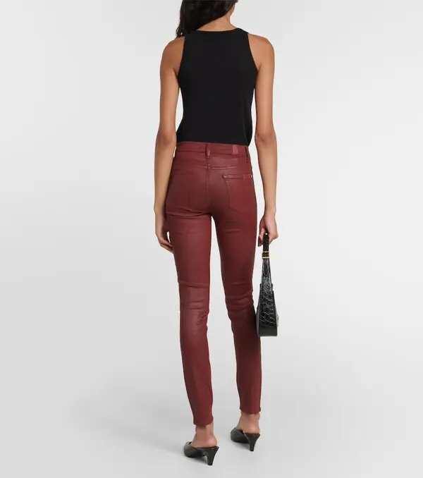 7 For All Mankind High-rise Skinny Jeans