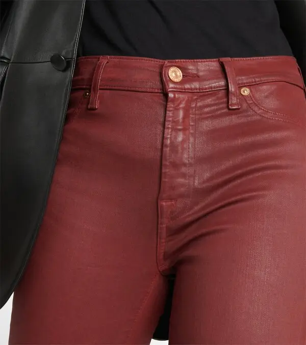 7 For All Mankind High-rise Skinny Jeans
