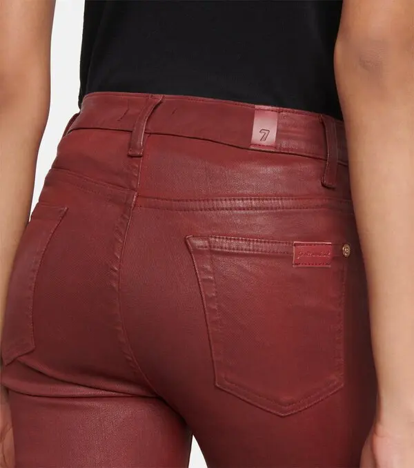 7 For All Mankind High-rise Skinny Jeans