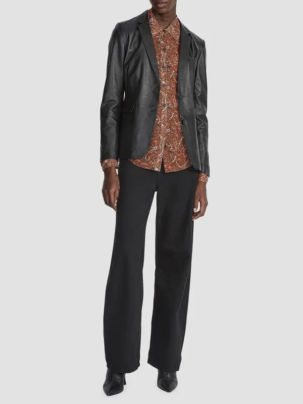 Rag & Bone Antonia Paisley Shirt - Brown Multi