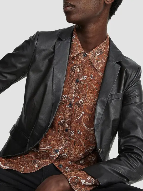 Rag & Bone Antonia Paisley Shirt - Brown Multi