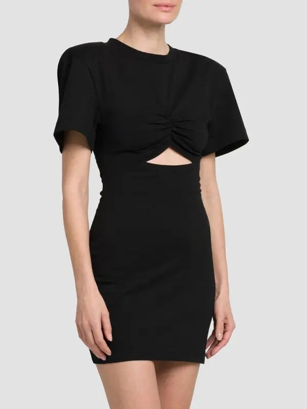NENSI DOJAKA Cut-out Mini T-shirt Dress
